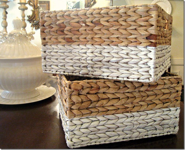 GRACIOUS SOUTHERN LIVING: Painted Baskets