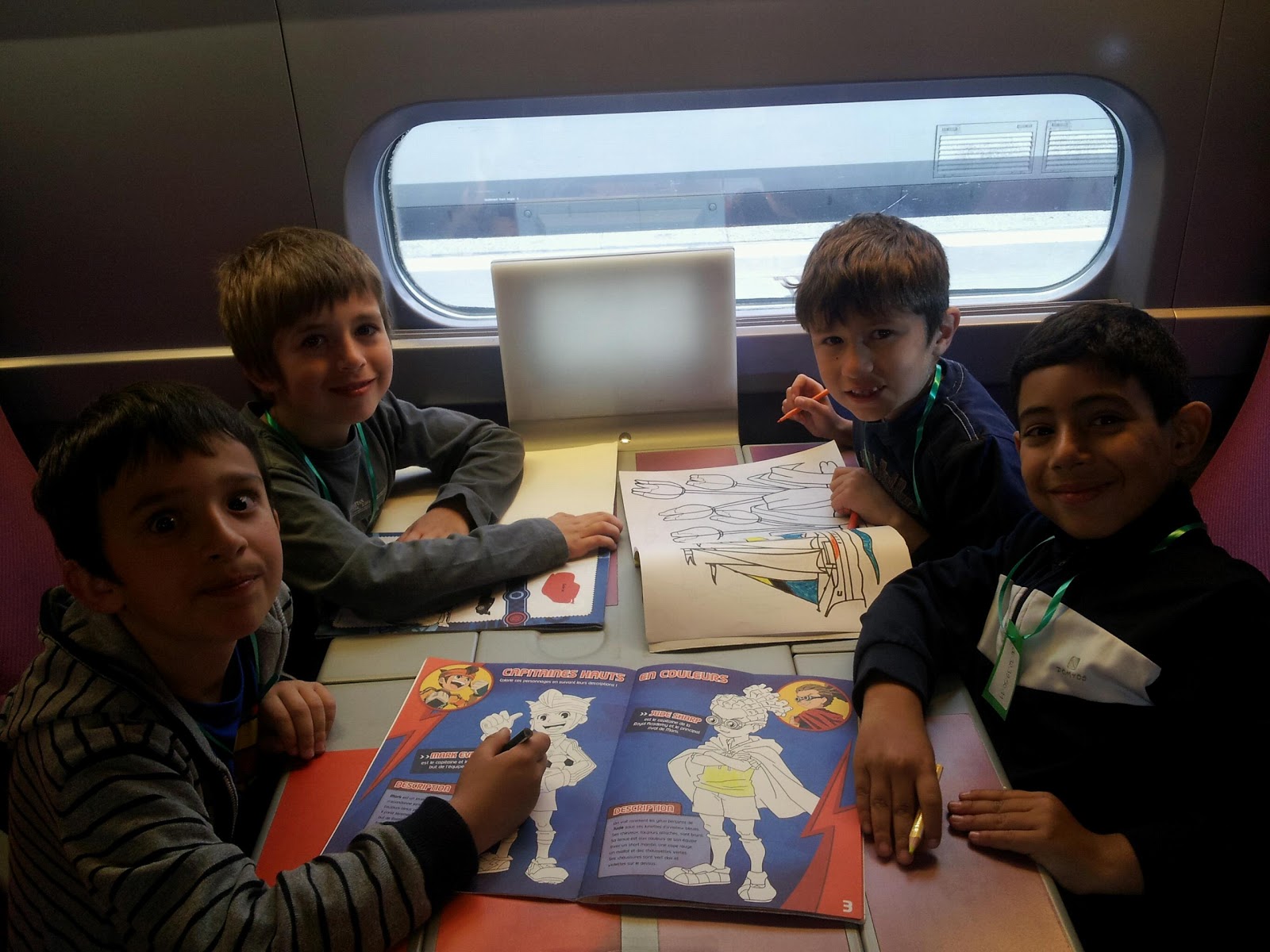 Les Ce1A de l'école Jean Jaurès (Gonesse): Le train!