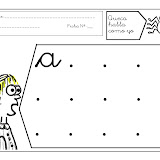 FICHAS DE LA LETRA A PARA NIÑOS DE PREESCOLAR