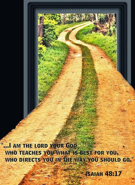 Walk By Faith Not By Sight: God will guide you in the right pathway