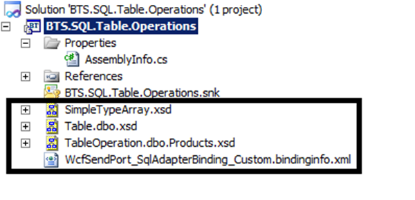 Biztalk Adapter Pack 2010 Wcf Custom With Sqlbinding Table Operations Through Messaging Solution