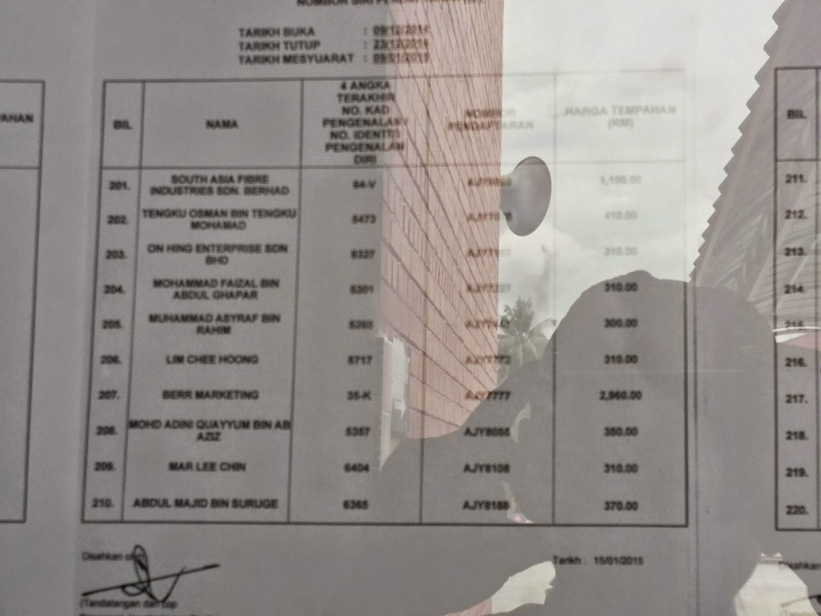 tempah no plate baru idaman anda (tender) atau beli no plate (running ...