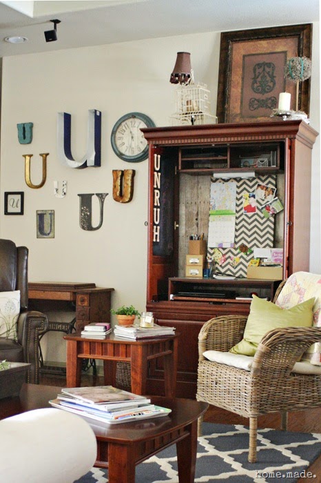 home.made.: Transforming an old Armoire into a Computer Workstation