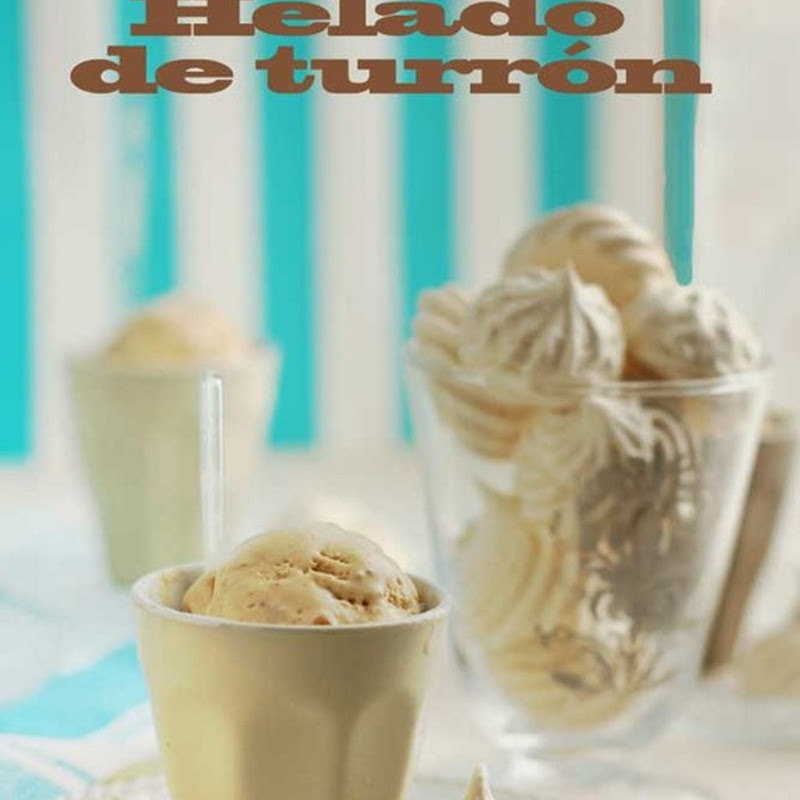 Helado de turrón - Lola en la cocina