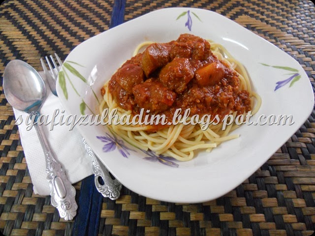 modern.minimalis.glamour: RESEPI SPAGHETTI KIMBALL MEATBALL