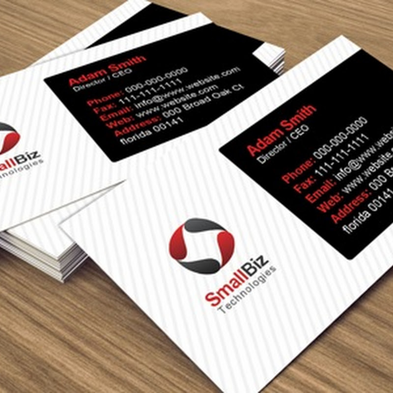 Diseño de tarjeta de negocios en tres colores (Descargar PSD) - Nestavista