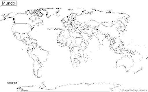 Mapa mundo mudo - Imagui