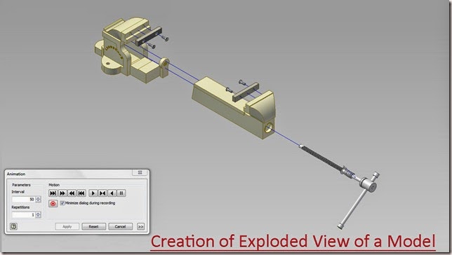 3D Solid Modelling Videos: Creation of Exploded View of a Model ...