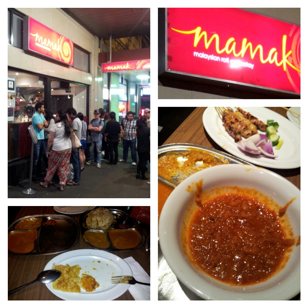 On the go...: Malaysian roti and satay