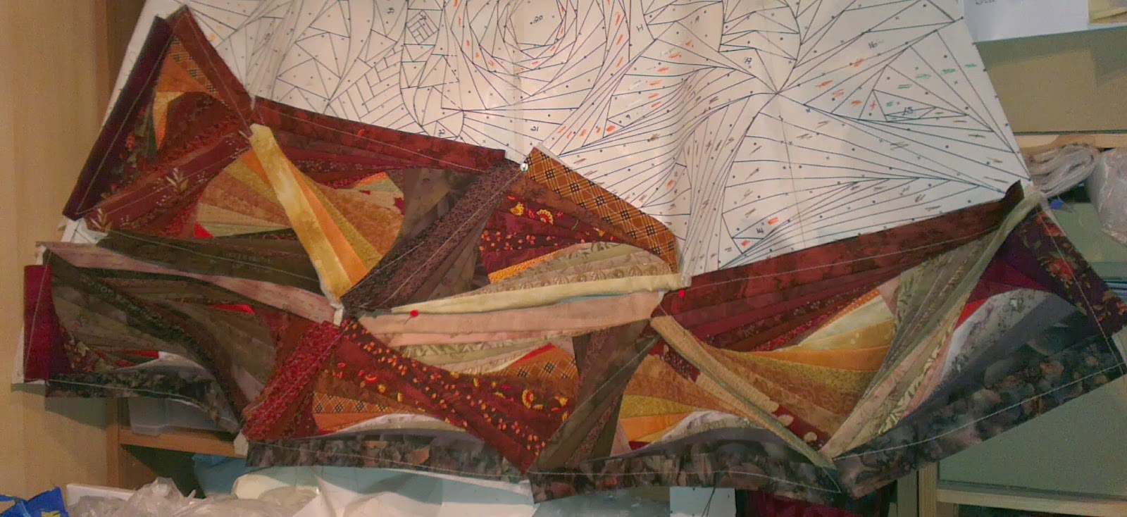 The Patchwork Coat: Bad sewing day