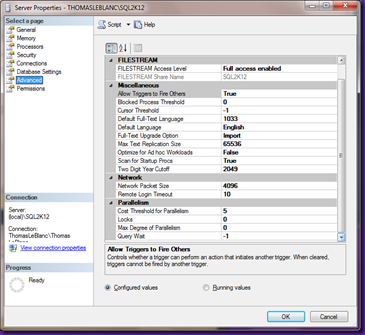 SQL Server and BI/BA With A Smile: MAXDOP and Cost Threshold for Parallelism – an example for a ...