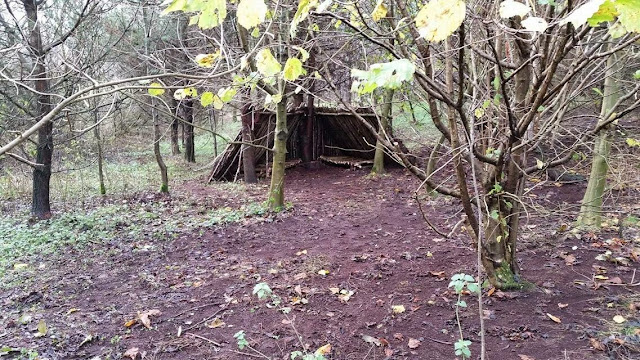 Belfast Bushcraft Blog: Two person lean - to shelter