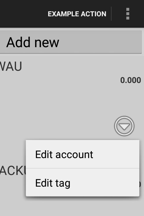 Overflow Menu Button / PopUpMenu on ListView's items Overflow Menu Button / PopUpMenu on ListView's items