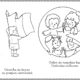LOS DERECHOS DEL NIÑO PARA COLOREAR