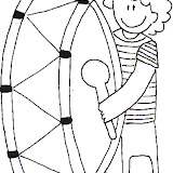 INSTRUMENTOS DE PERCUSION PARA COLOREAR