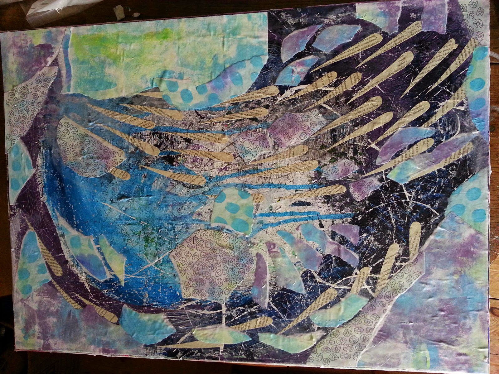 Painting is a Journey....: Layer#25: Pattern Collage