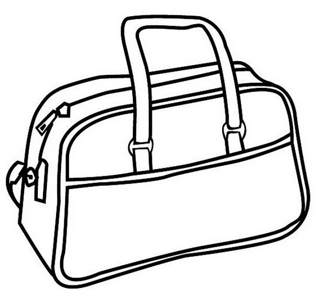 desenho bolso para colorir – Colorir e Aprender