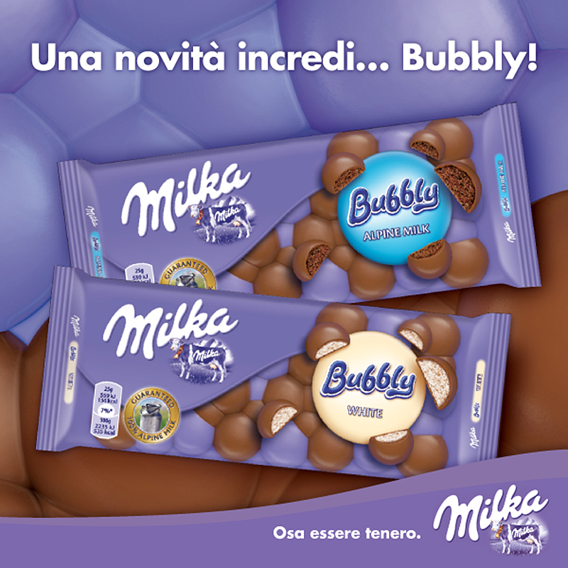 Squarciomomo: Le nuove bolle di Milka