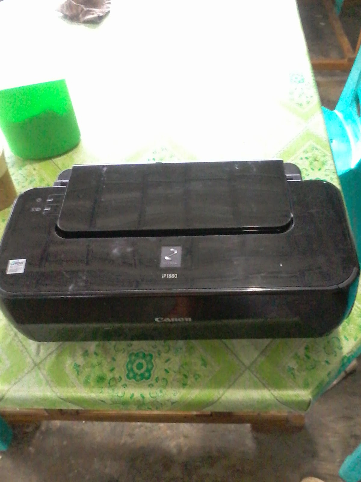 Cara Test Printer Canon IP1880 Tanpa Komputer | Alkhazm Share