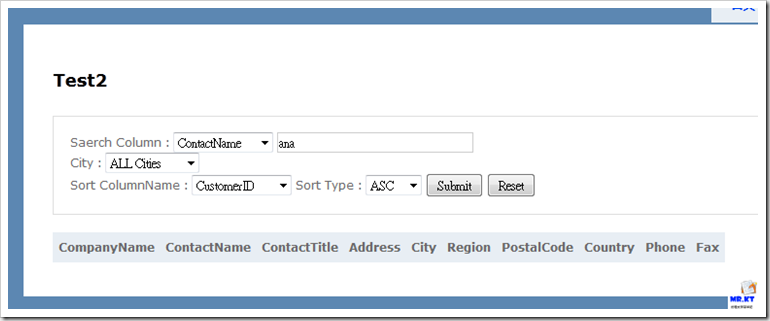 Mrkt 的程式學習筆記 Dynamic Linq Entity Framework Part 4:asp Mvc 進階應用