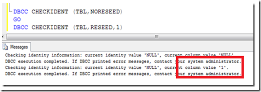 Data is everywhere, but?: DBCC CHECKIDENT