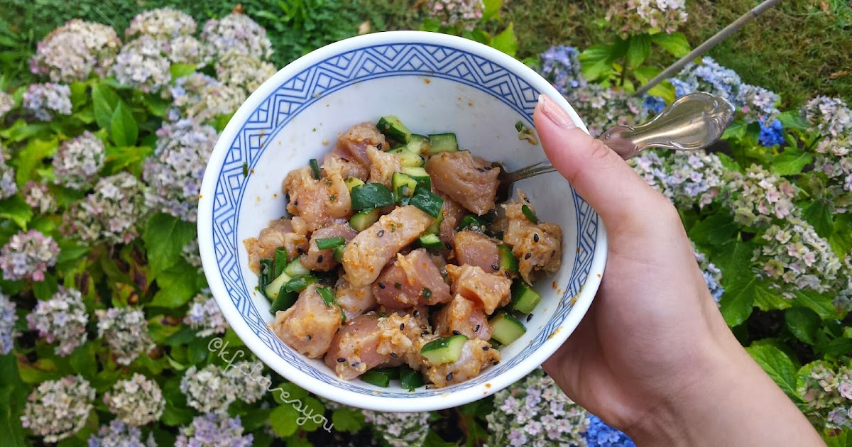 Fresh Albacore Tuna Poke Recipe | kfclovesyou