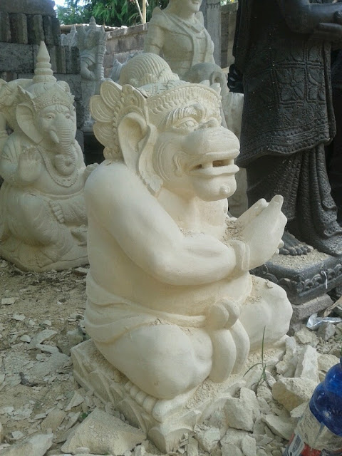 Patung Punakawan Bali, Merdah Tualen/Malen - Liklik Batu Collection