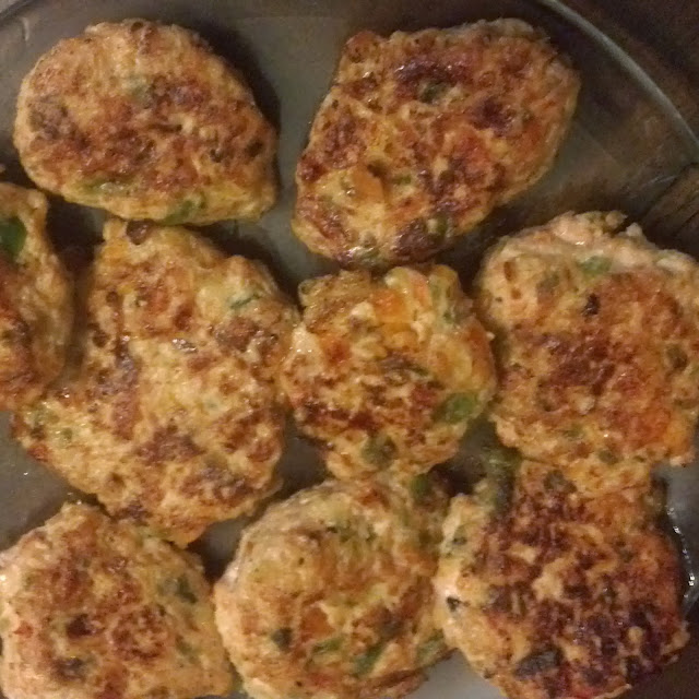 Eco-Mama Blog: Minihamburguesas de mil verduras con pollo