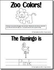 The Zoo Count and Color Books