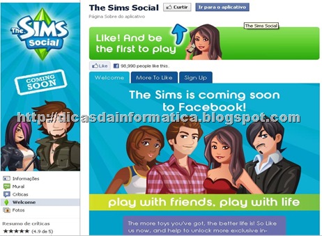 The Sims é anunciado para o Facebook | inteligenteonline
