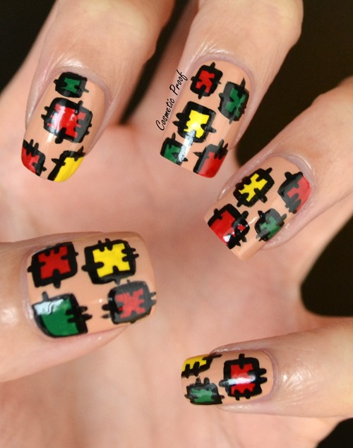 Nail Art | Getting Ready for Fall with Patchwork Nails | Cosmetic Proof ...