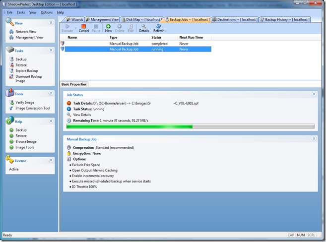 MPECS Inc. Blog: ShadowProtect Backup Via USB 3.0