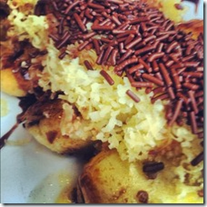 Membuat Makanan Es Pisang Bakar | Bahan & Cara Membuat Masakan