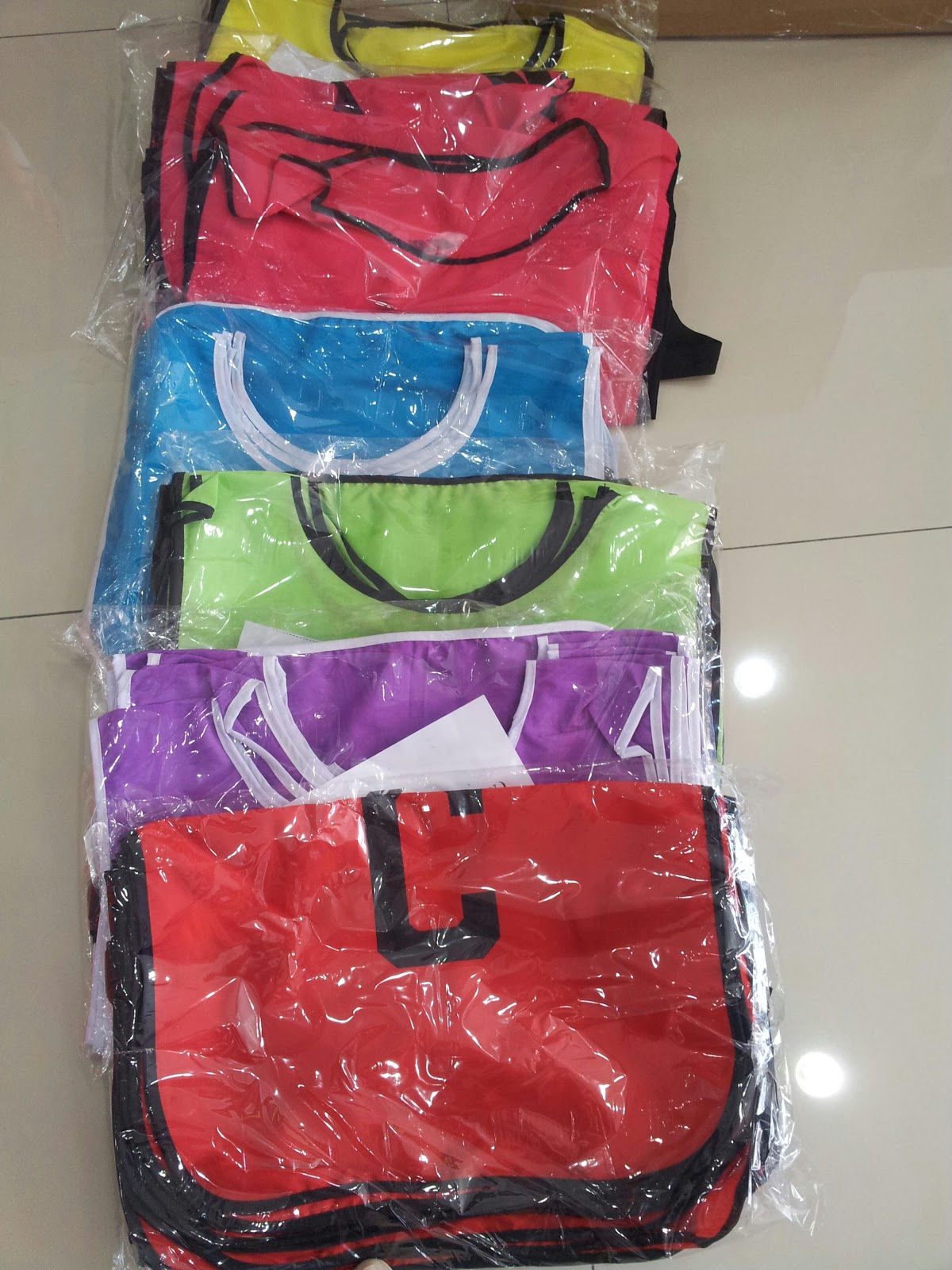 KELENGKAPAN SUKAN: PROMOSI BIB BOLA JARING & BIB BOLA SEPAK