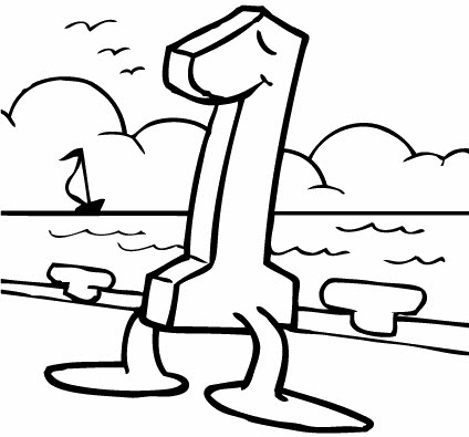 EL NUMERO UNO PARA COLOREAR