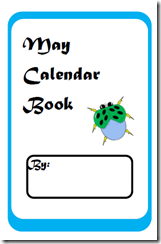 May Calendar Book - Classroom Freebies