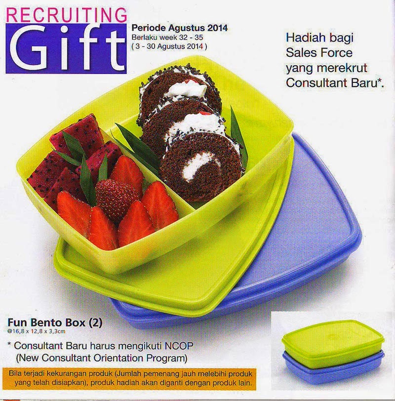 Tupperware Wholesale (Jakarta): TUPPERWARE FUN BENTO BOX