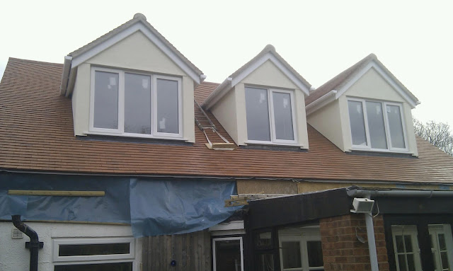 Station Road: Rear dormer complete outside