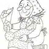 DIBUJOS DE CASTAÑERAS PARA COLOREAR