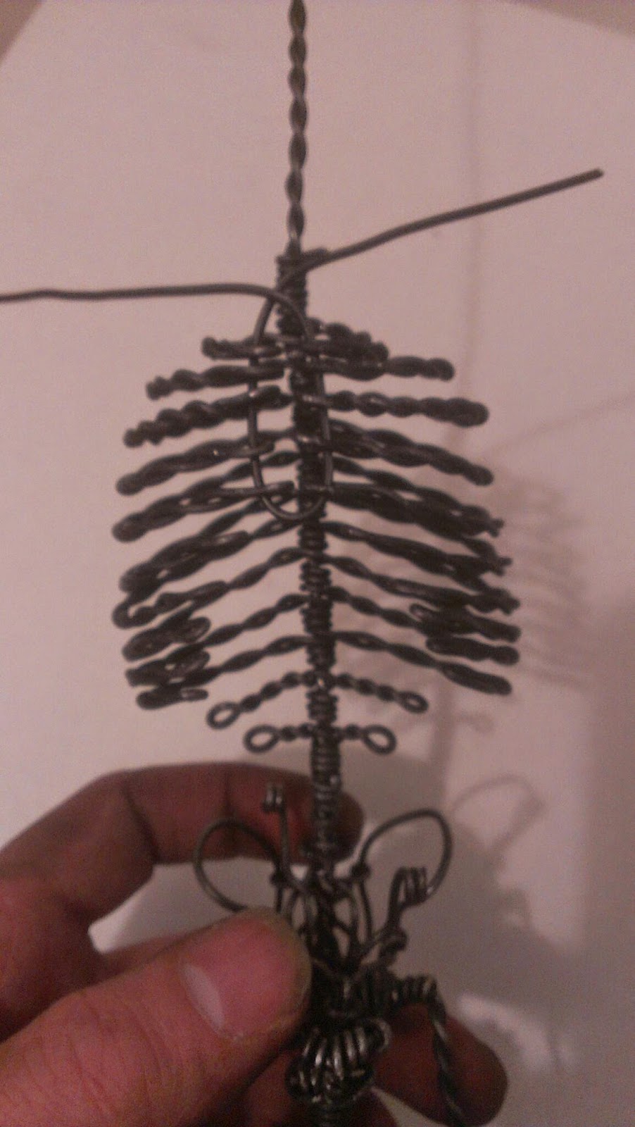 Moving Wire!: Project update, ribcage and pelvis.