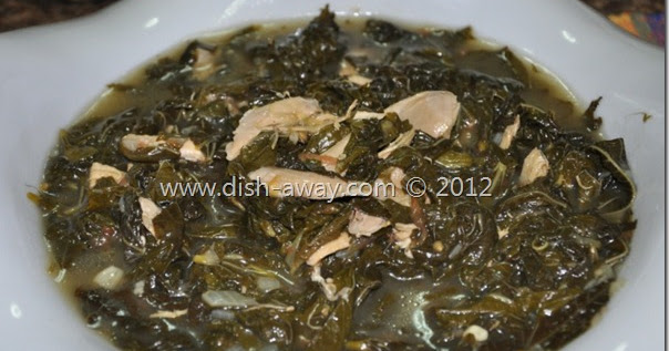 Molokhia (Jews Mallow) with Chicken Recipe - dish-away