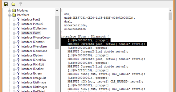 GFA-BASIC 32 for Windows: Using OLE/COM Object Viewer