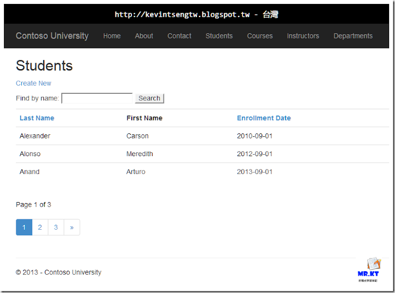 Mrkt 的程式學習筆記 Aspnet Mvc 官方教學課程「getting Started With Ef 6 Using Mvc 5」