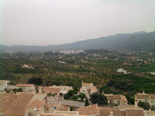 Holidays in Spain: View Of The Jalon Valley