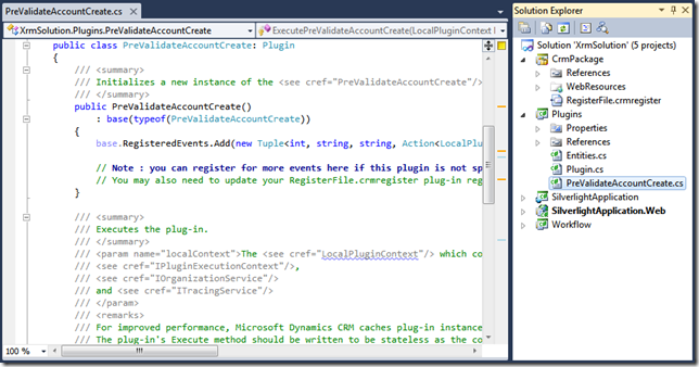 Daniel Cais Blog Mscrm 2011 Developer Toolkit Walkthrough