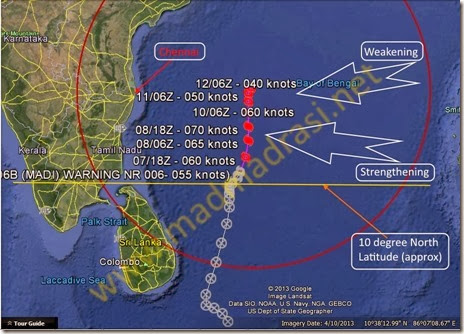 Finally it is Tropical Cyclone 06B MADI
