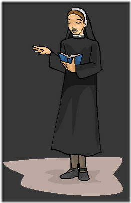 gifs y clipart de monjas cristianas - 1000 dibujos