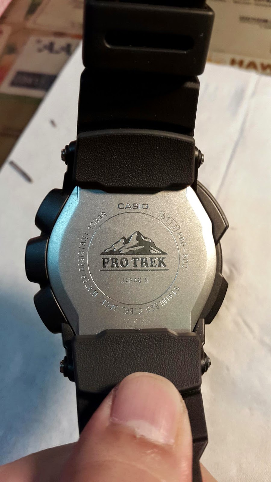 O SOLE MIO Watch: Casio Digital Protrek Prg 500 LIKE NEW CONDITION (SOLD)