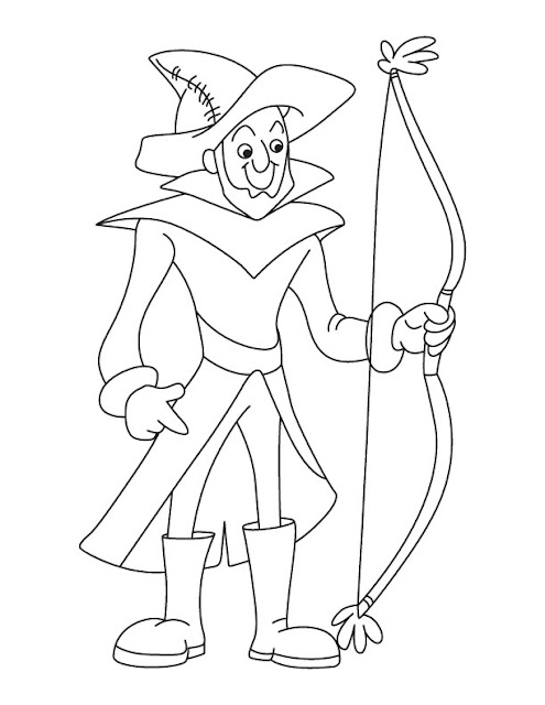 DESENHO ARQUEIRO PARA COLORIR – Colorir e Aprender