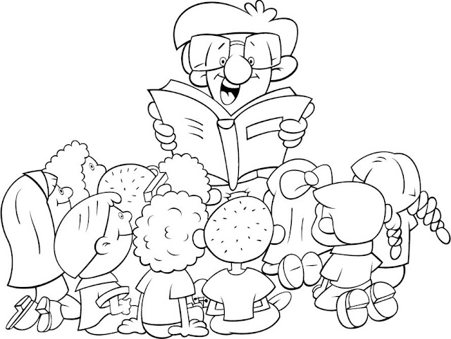 NIÑOS Y LECTURA PARA COLOREAR